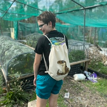 Canvas Drawstring Backpack / Santa Sack ! – Our Small Footprint